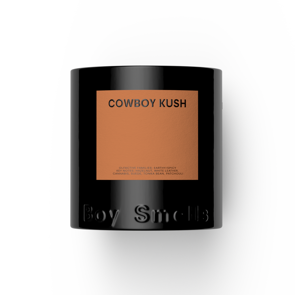 Cowboy Kush Magnum: Soy Blend Scented Candles | Boy Smells