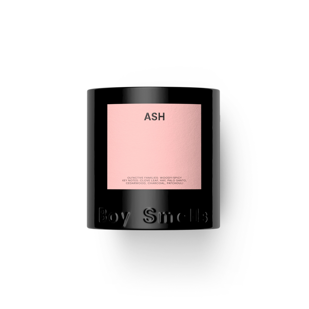 Ash: Soy Blend Scented Candles | Boy Smells