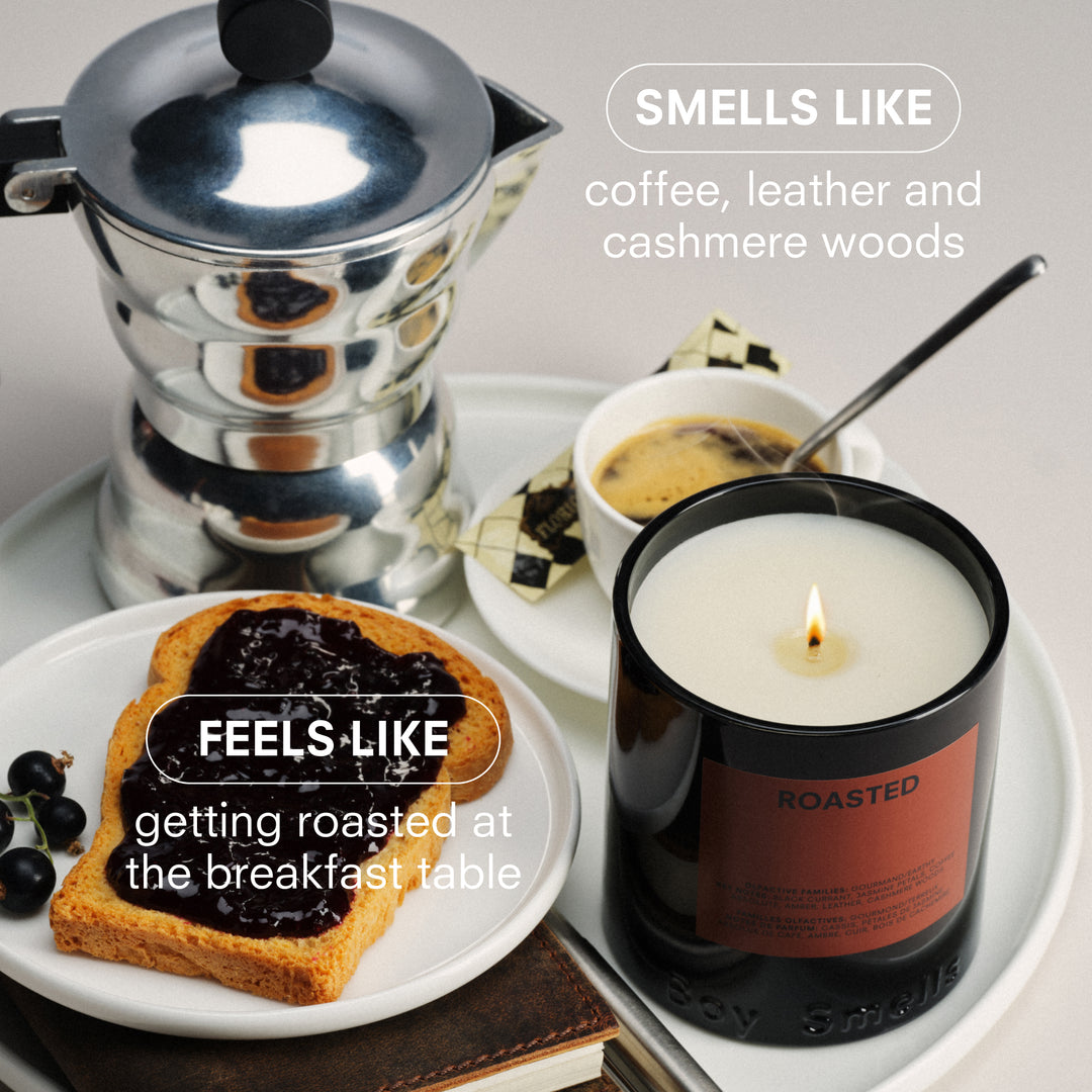 Roasted Candle: Soy Blend Scented Candles | Boy Smells